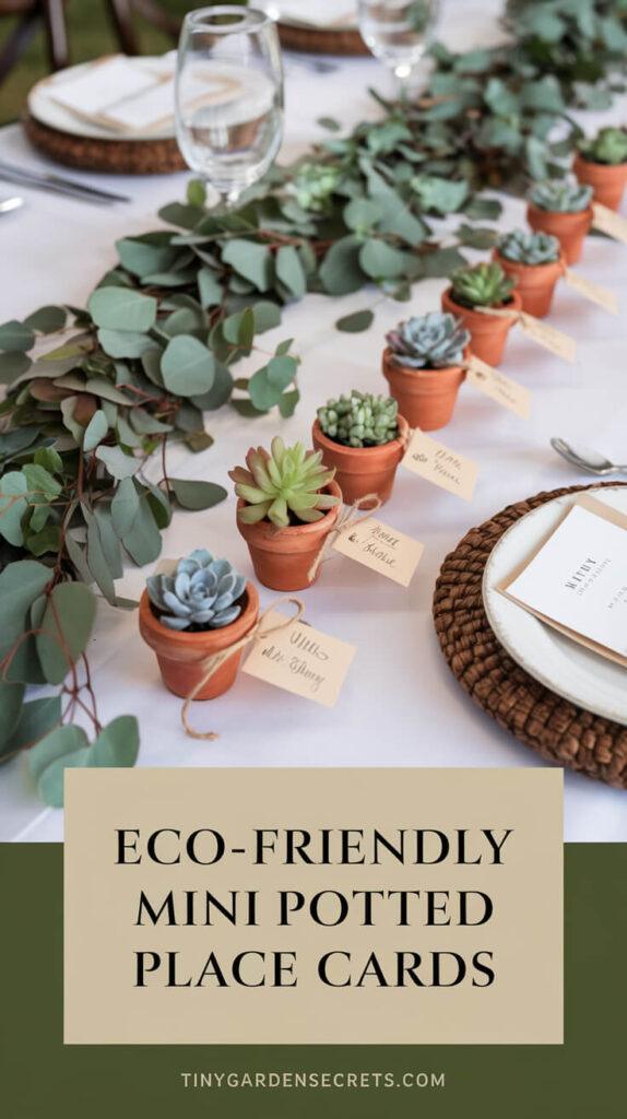 7 Mini Garden Wedding Decorations