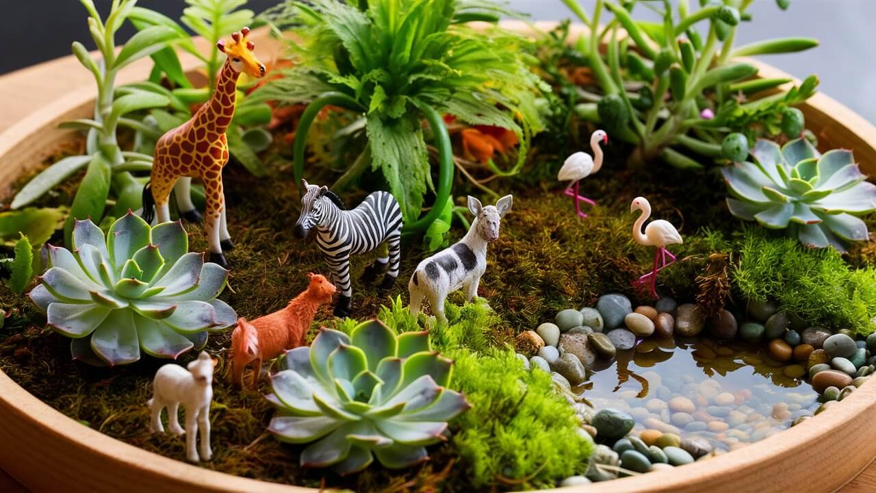 How to Create a Mini Zoo Garden